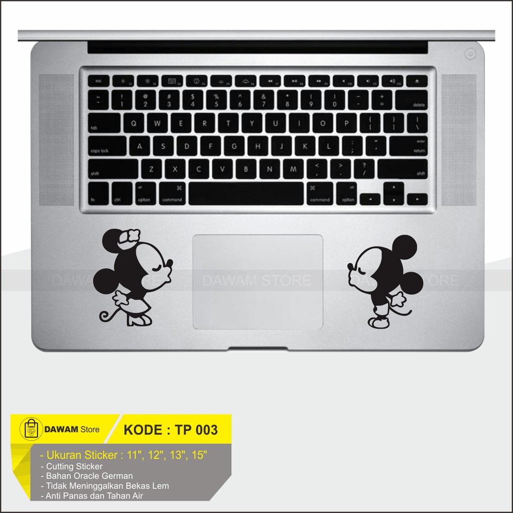 Jual Sticker Trackpad Laptop Macbook Mickey Mouse | Shopee Indonesia