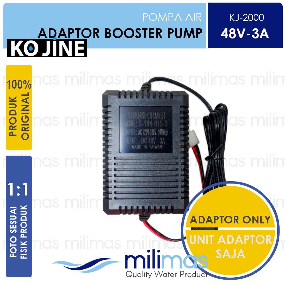 Jual Kojine - Adaptor Pompa Booster Pump RO 48 V 3A Pompa Kabut ...
