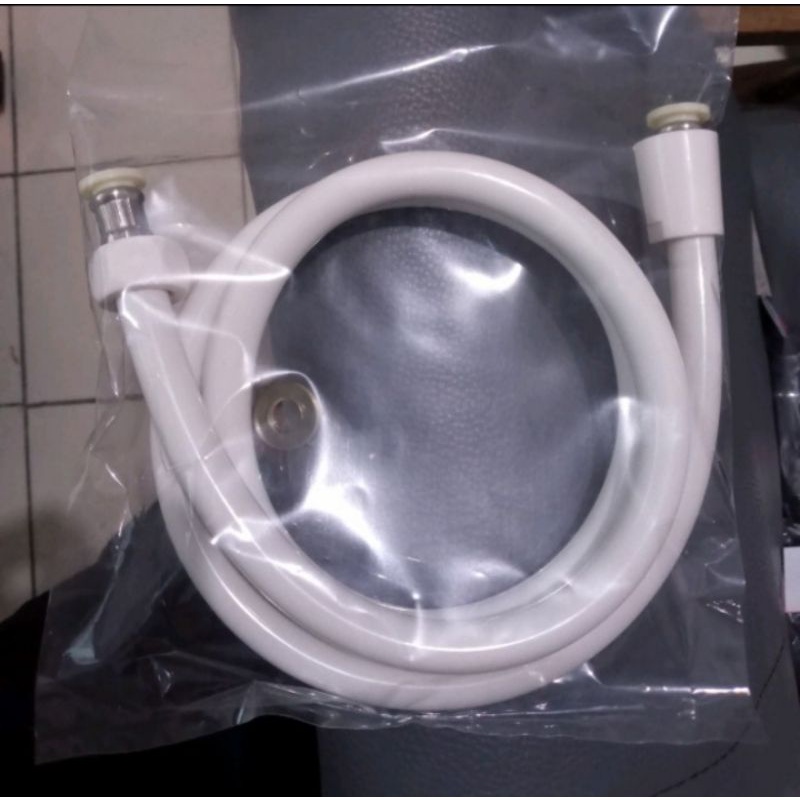Jual Selang shower putih panjang 120 cm atau 1,2 meter 150 cm 1,5 meter ...