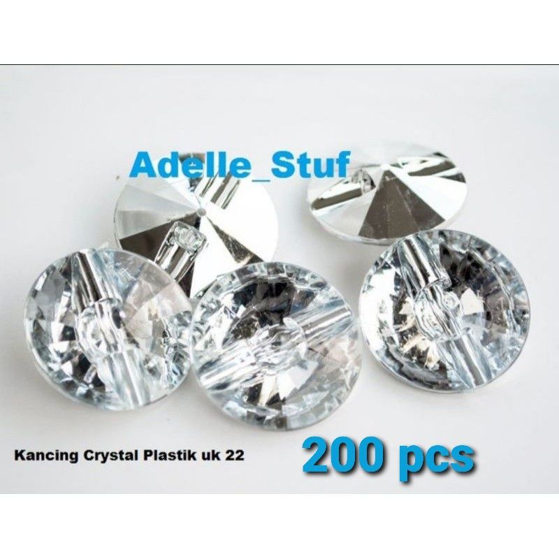 Jual Kancing Sofa kancing plastik kancing kristal uk 22mm | Shopee ...