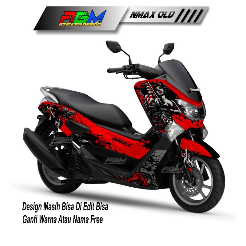 Jual Decal Sticker Yamaha Nmax 150 Old Full Body Motif Cewe | Shopee ...