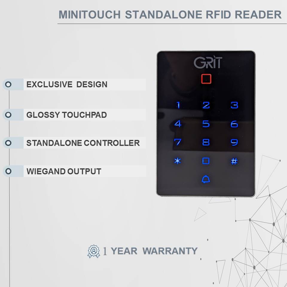 Jual Standalone Access Control Reader Controller Wiegand EM Card ID ...