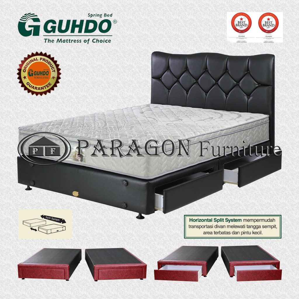 Jual Divan Laci HS (TANPA KASUR & HB) - Guhdo spring bed | Shopee Indonesia