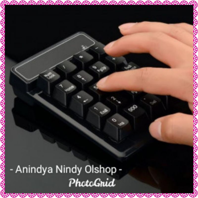 Jual Mechanical Gaming Numeric Keypad Numpad USB Black Switch XZT-Black ...