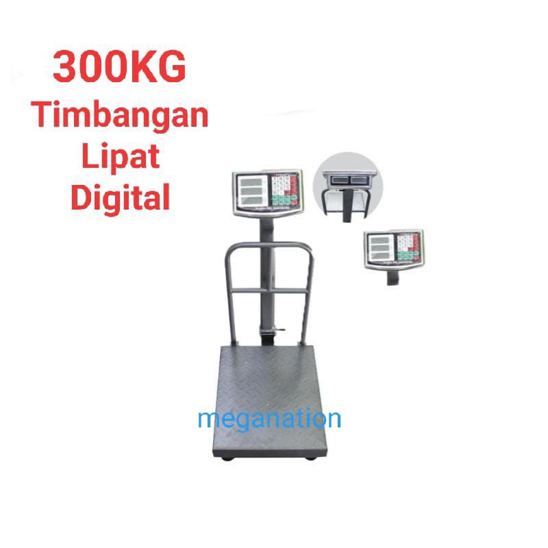 Jual TIMBANGAN DUDUK DIGITAL KAPASITAS 300KG/ ELECTRIC PLATFORM SCALE 300KG DOUBLE DISPLAY ...