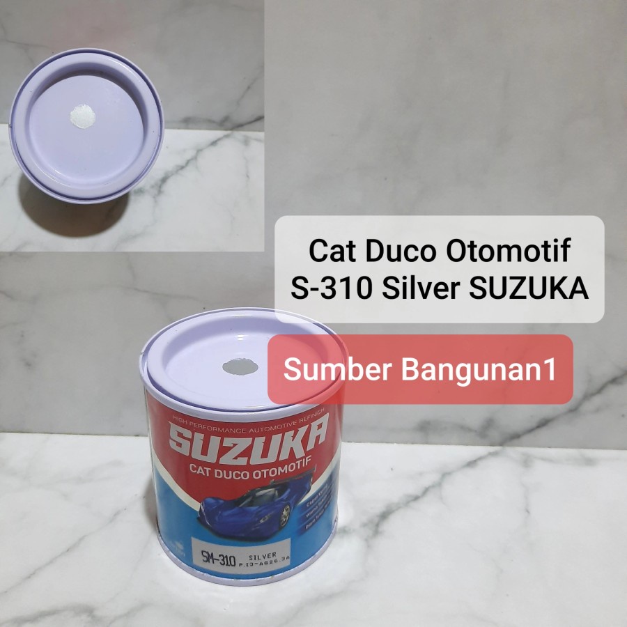 Jual Cat suzuka S310 Silver cat duco besi otomotif motor kayu | Shopee ...