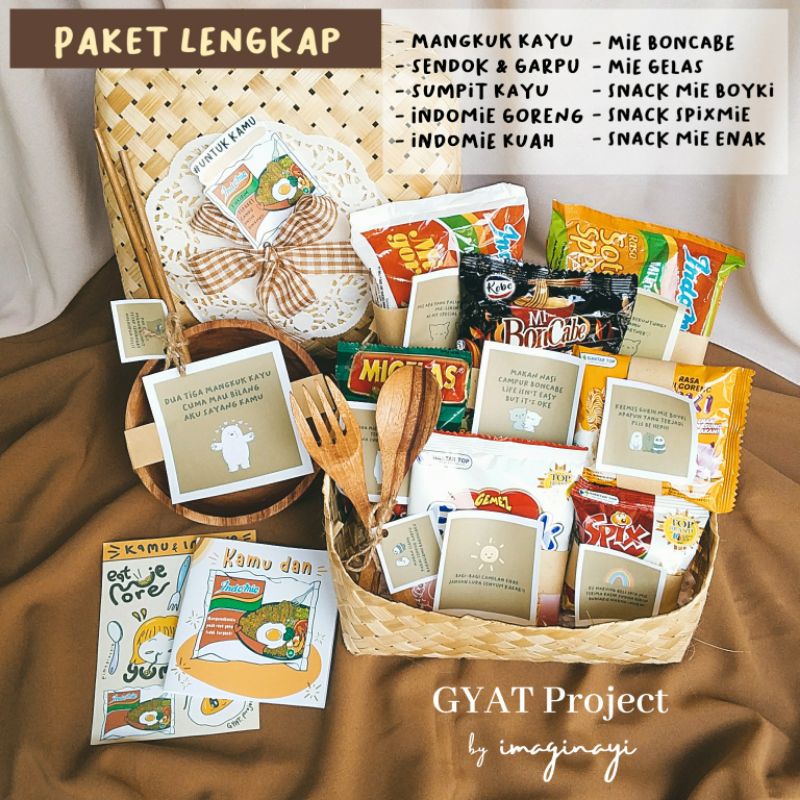 Jual UNTUK KAMU Gift Series #2: Kamu & Indomie - Snack Box by GYAT ...