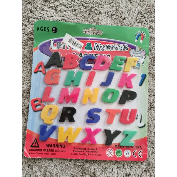 Jual MAINAN TEMPEL KULKAS ABC LETTER MAGNETIC FOR AGES 3+ ANAK BAYI ...