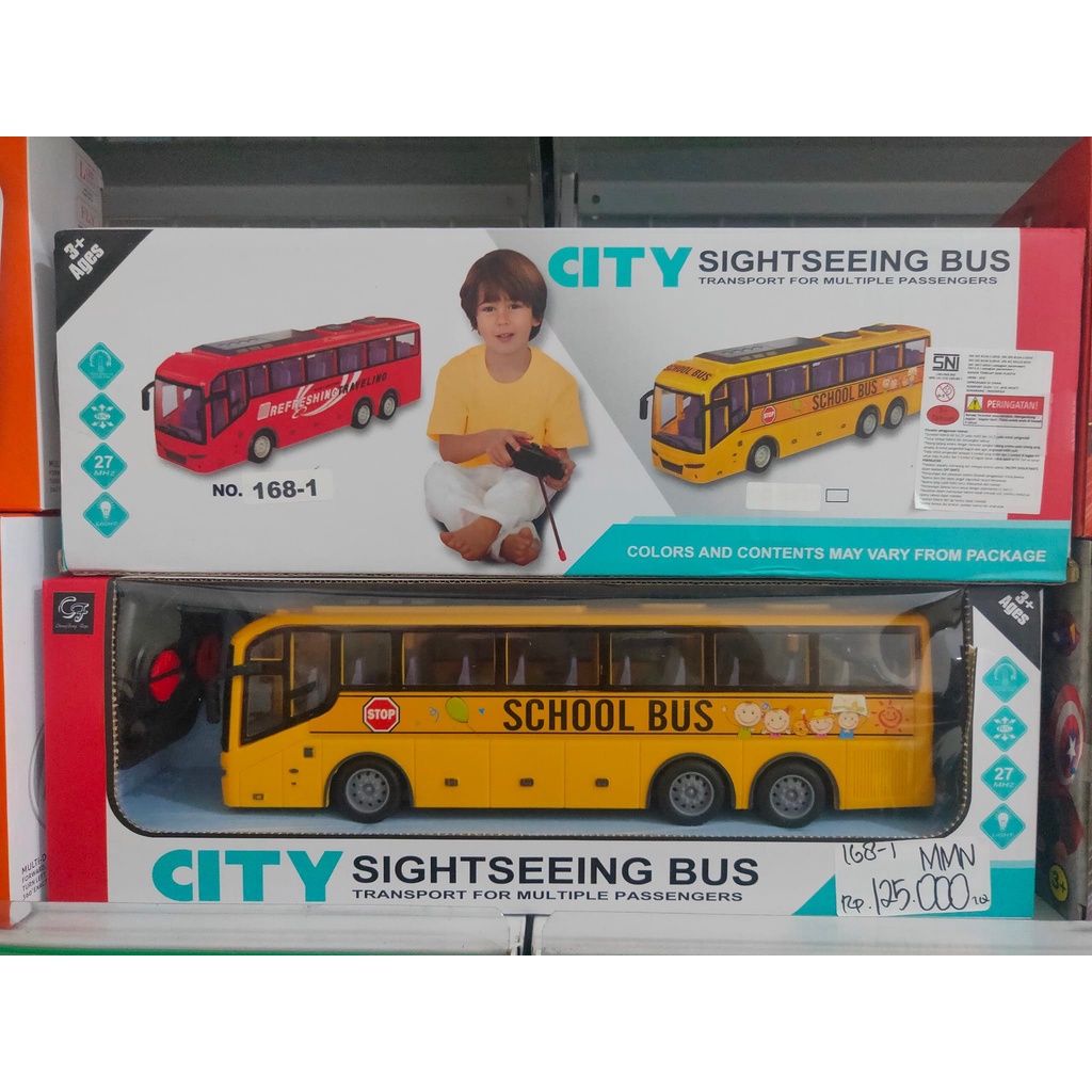 Jual RC BUS CITY SIGHTSEEING BUS REMOTE CONTROL BIS REMOT | Shopee Indonesia