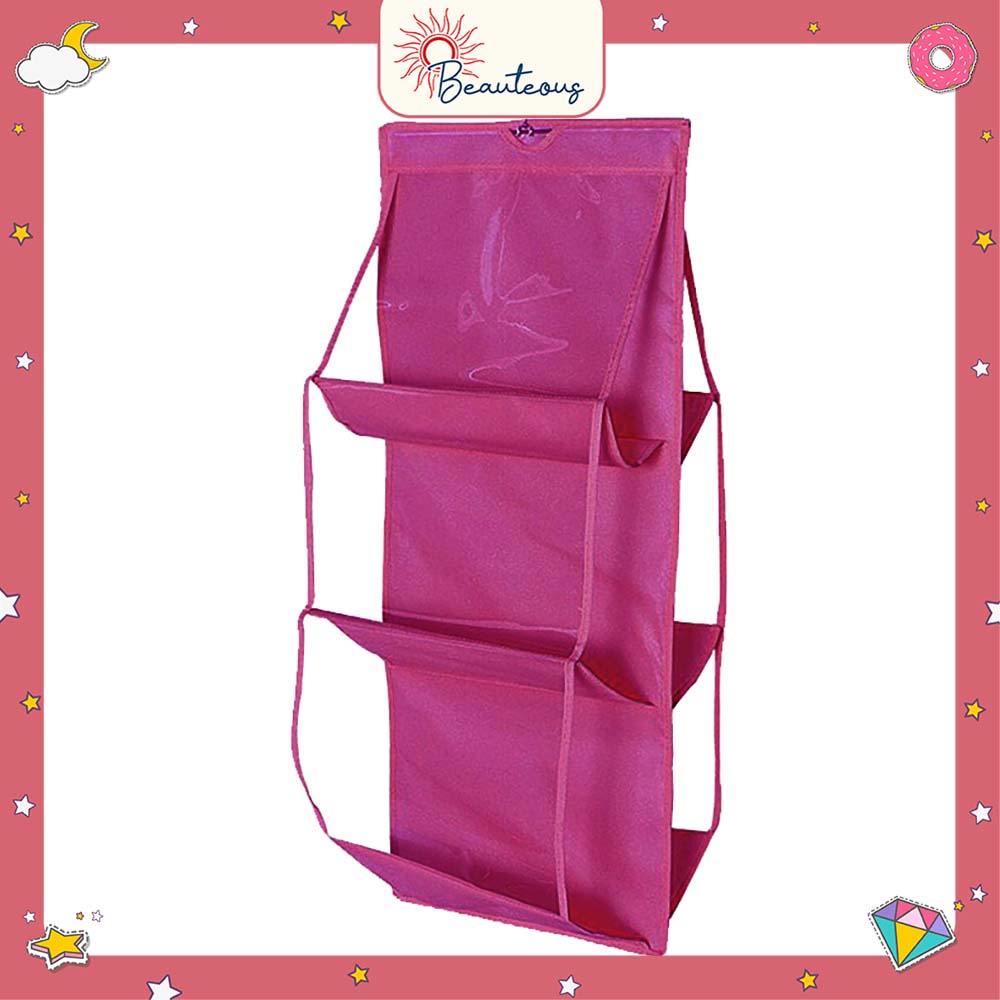 Jual Rak Tas Gantung Mika Tempat Tas Sepatu 6 Sekat Bag Storage ...