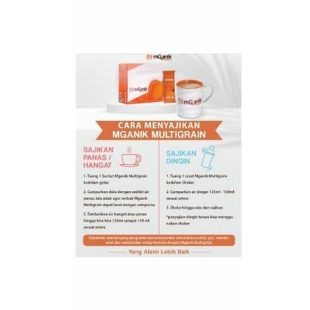Jual MGANIK MULTIGRAIN ORIGINAL 1 BOX ISI 60 SACHET ( FREE SHAKER ...