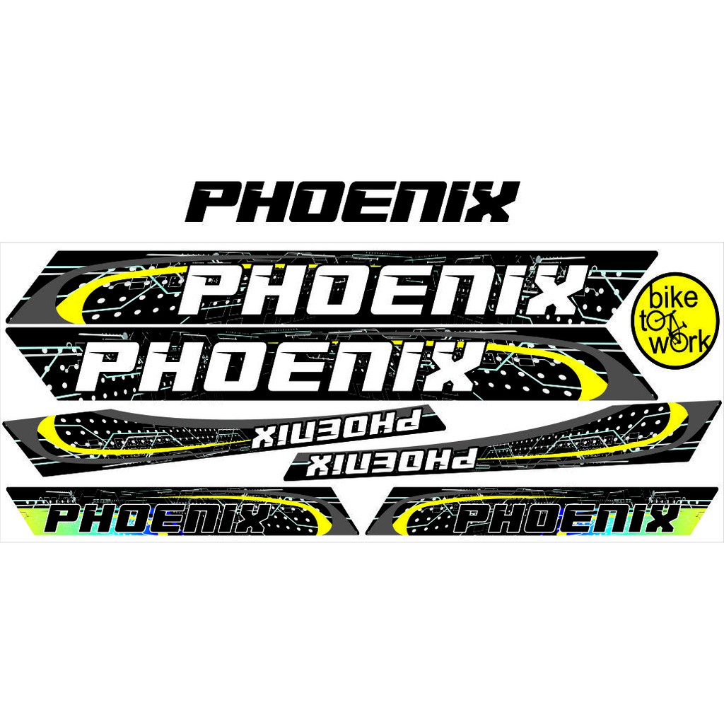 Jual STRIPING DECAL SEPEDA PHOENIX MTB STICKER | Shopee Indonesia