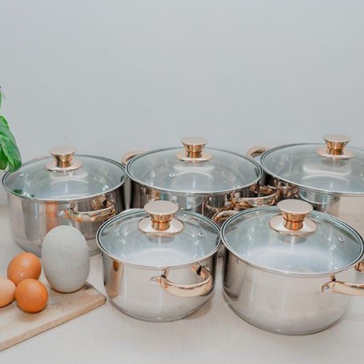 Jual PANCI SET 10 PC STAINLESS BIMA COOKINDO | Shopee Indonesia