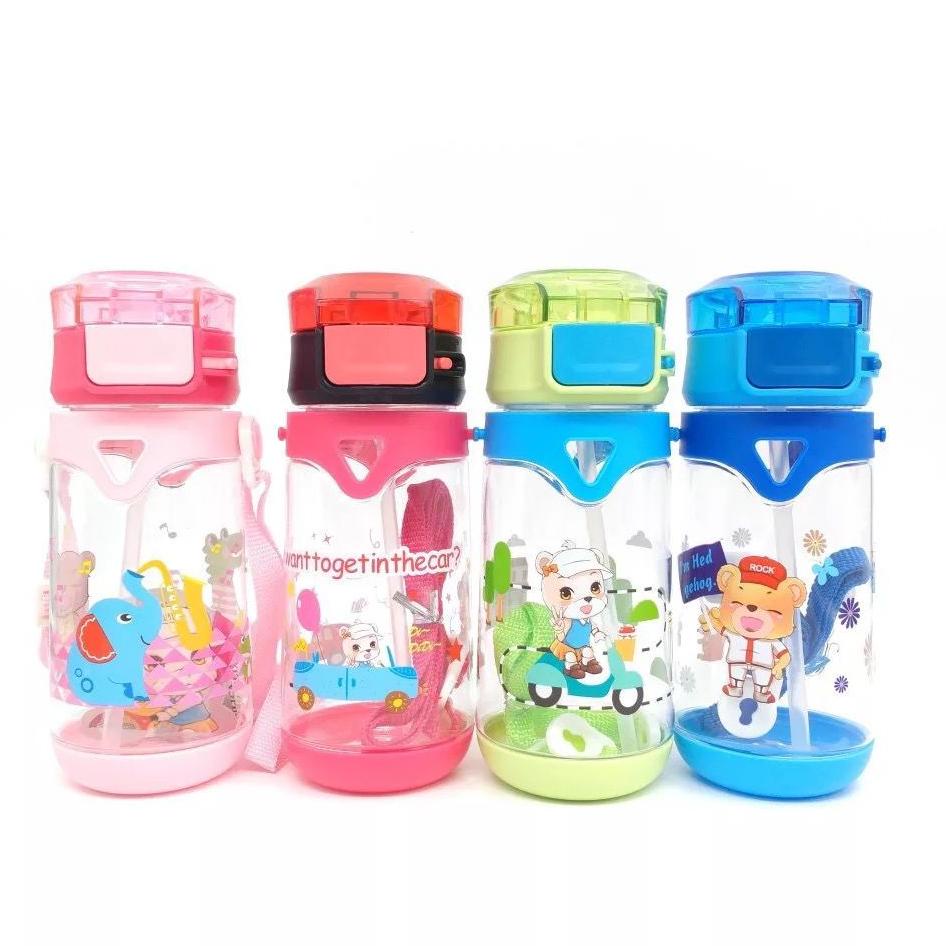 Jual Botol Minum | Kotak Minum SELIYA 2556 Tali Karakter Anak-anak BPA FREE 450ml | Shopee Indonesia