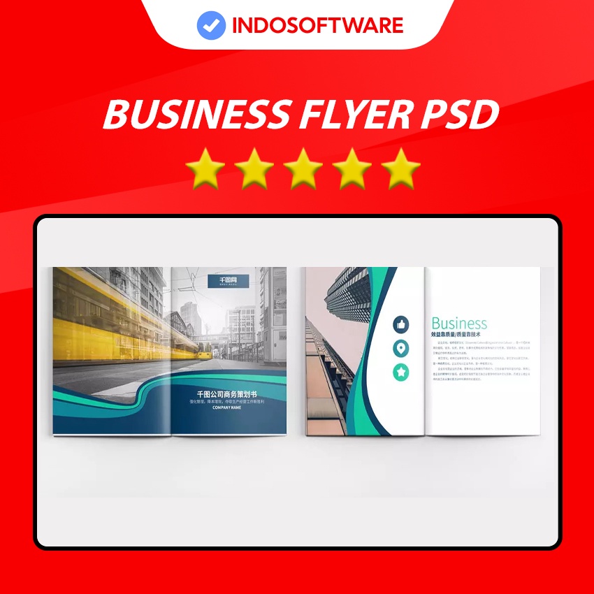 Jual PAKET 125 FLYER BANNER BUSINESS ELEGANT PREMIUM BROSUR FORMAT PSD ...