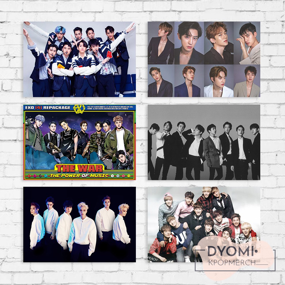 Jual POSTER KAYU EXO, HIASAN DINDING KPOP, POSTER KAYU KPOP, DEKORASI ...