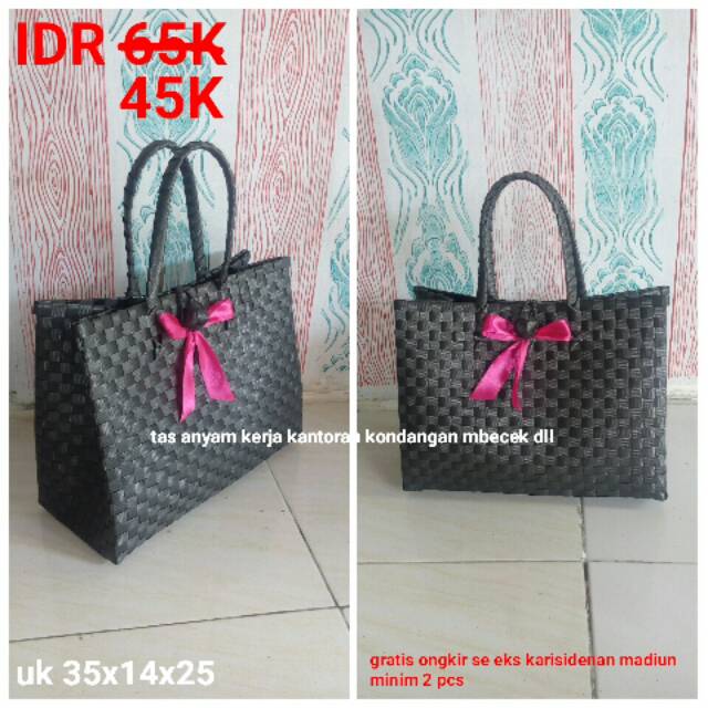Jual Tas anyam kerja modern | Shopee Indonesia