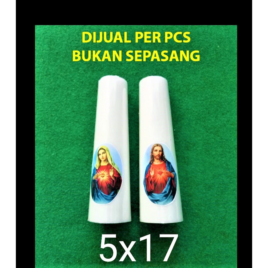 Jual Lilin Misa/Lilin Doa/ Lilin Altar Uk. 5x17cm LA23 /Mass Candle ...