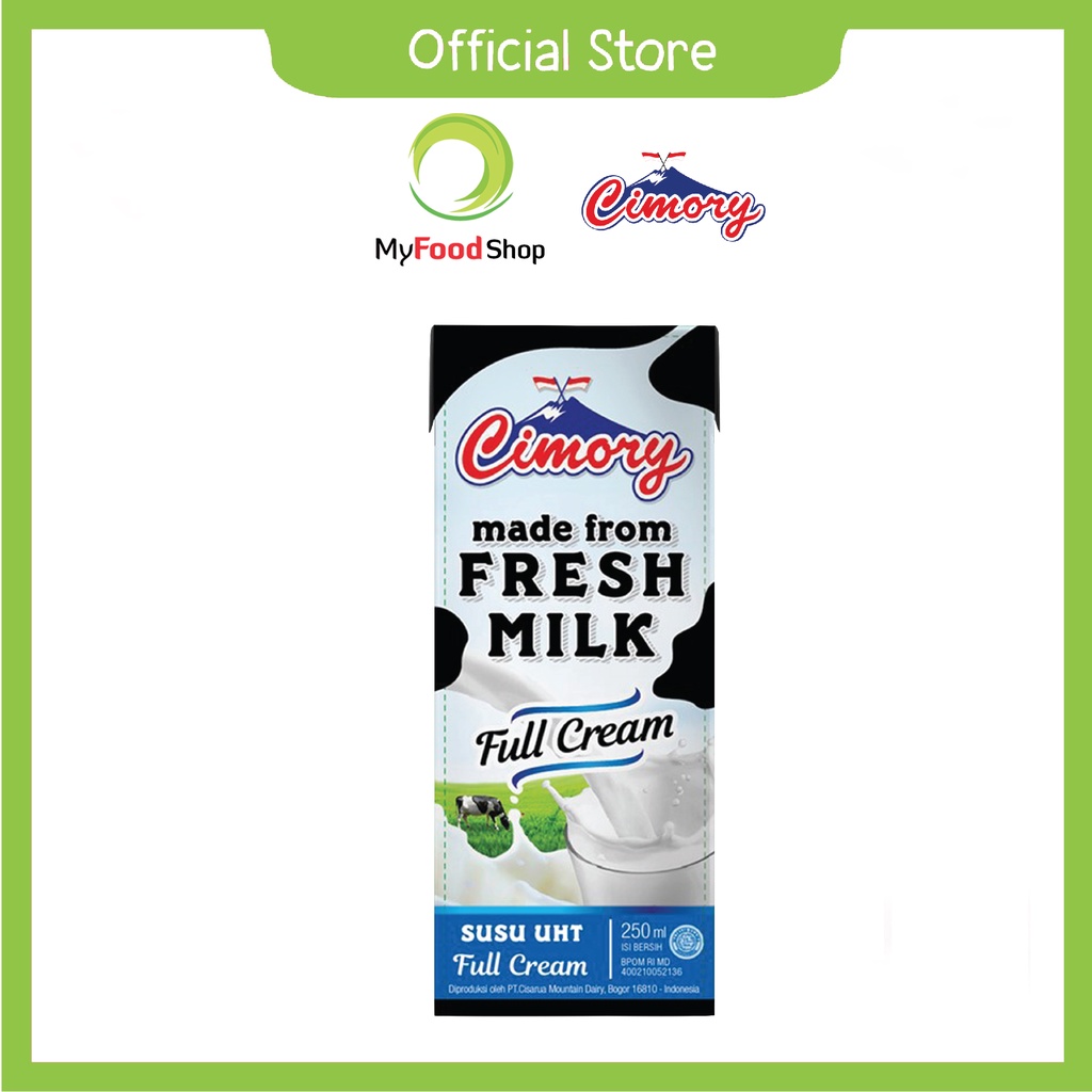 Jual Susu Cimory UHT Fresh Milk 250 ml (Bebas Laktosa) | Shopee Indonesia