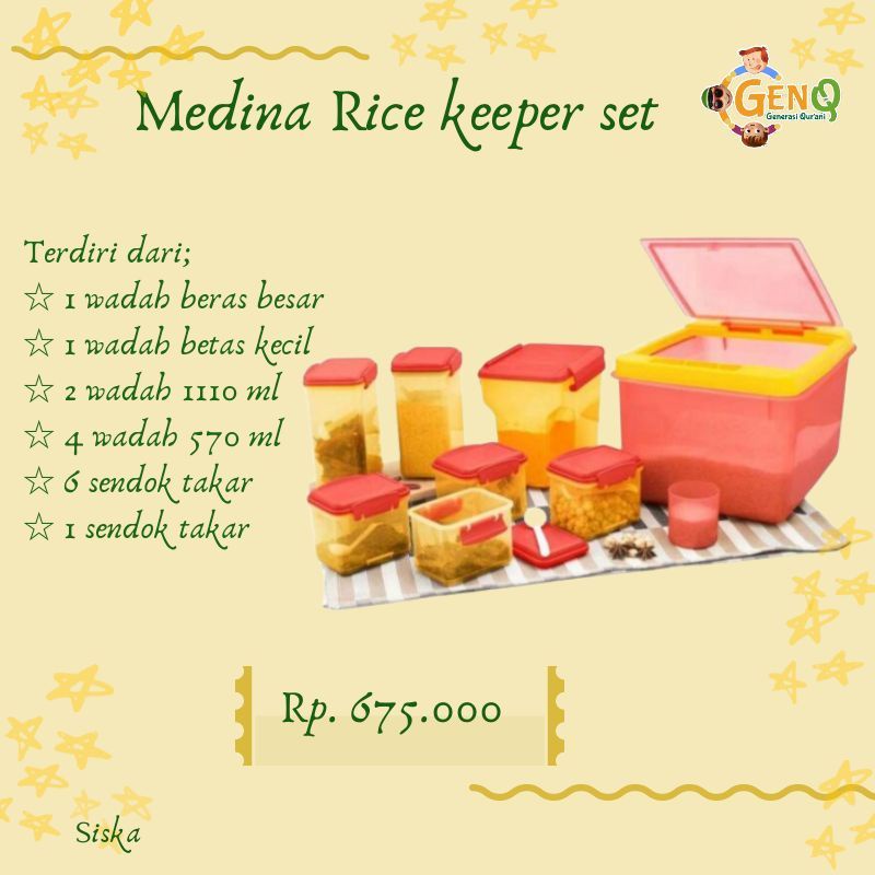 Jual RICE KEEPER MEDINA (Wadah Beras Anti Kutu) | Shopee Indonesia Jual RICE KEEPER MEDINA (Wadah Beras Anti Kutu) | Shopee Indonesia