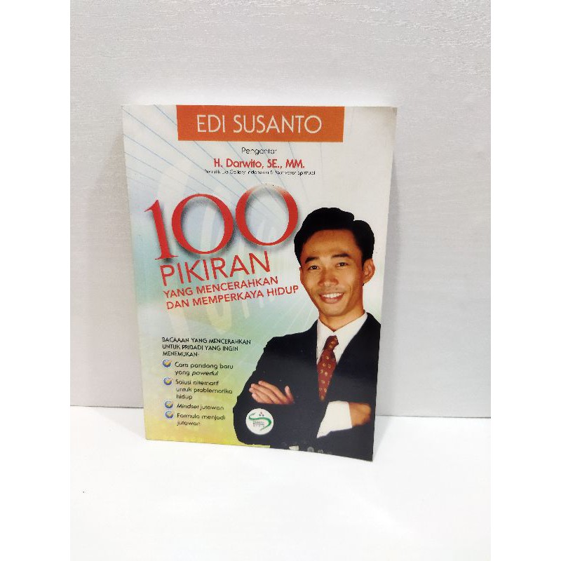 Jual Buku Original 100 Pikiran Yang Mencerahkan Dan Memperkaya Hidup By Edi Susanto | Shopee ...