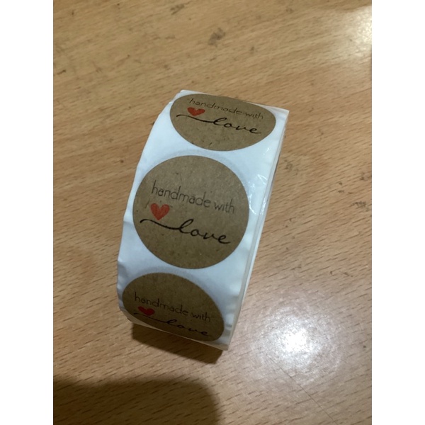 Jual [500PCS/1 ROLL] Thank You Sticker Label Kecil Stiker Bulat ...