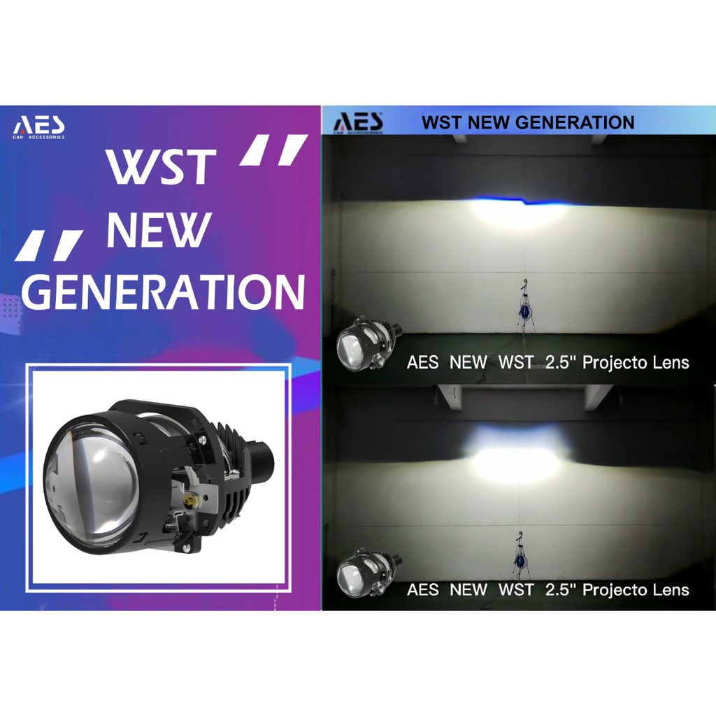 Jual Bilens LED Projector Lens Biled Bi-led 2.5 WST GEN 2 Bluelens AES ...