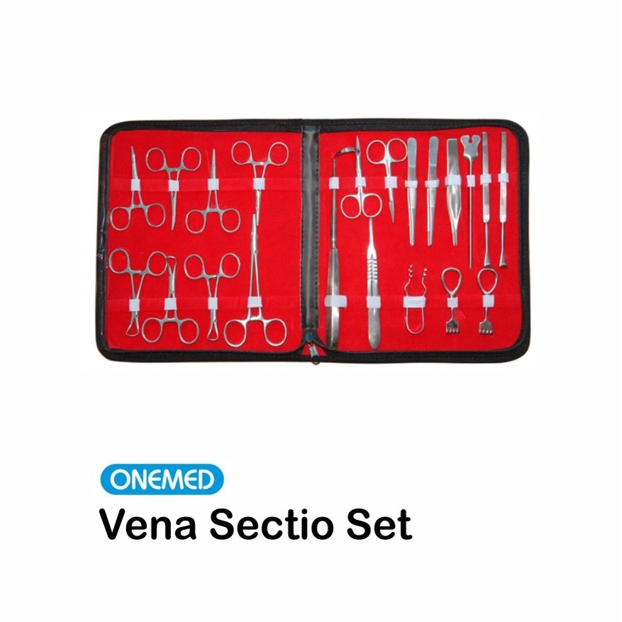 Jual Vena Sectio Set Standart Instrumen Pembuluh Darah Venae OneMed ...