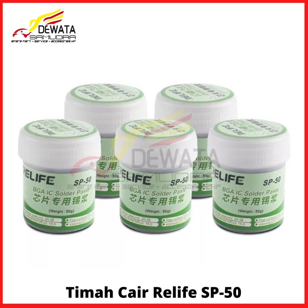 Jual Timah Cair Relife SP-50 50gr | Shopee Indonesia