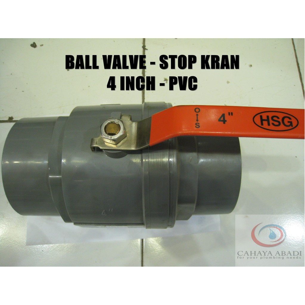 Jual GROSIR - BALL VALVE - STOP KRAN - 4 INCH - GG PLAT | Shopee Indonesia