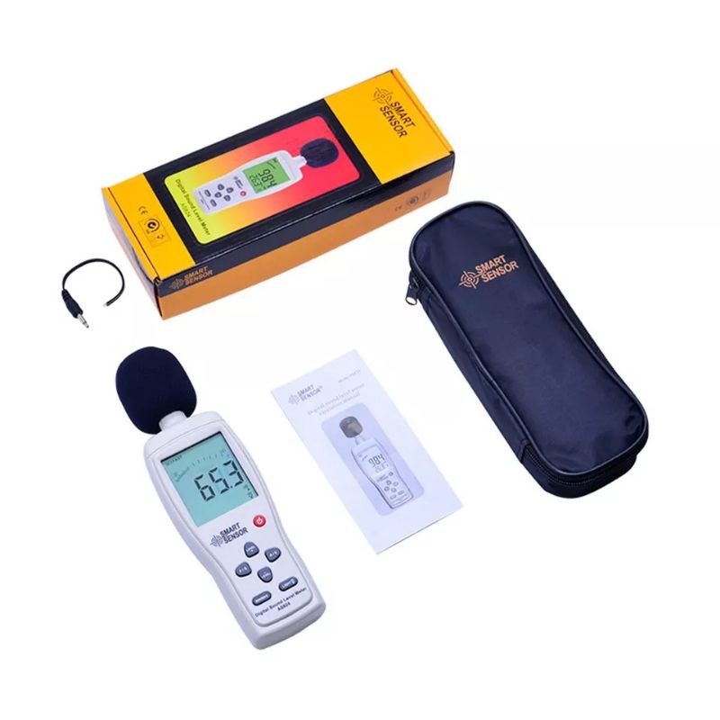 Jual AS824 Noise test tester sound level meter digital db decible suara ...