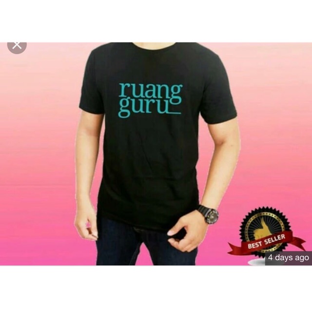 Jual KAOS RUANG GURU PASTI BISA BAJU TSHIRT RUANG GURU | Shopee Indonesia