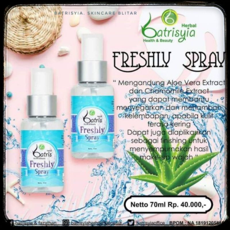 Jual Freshly Spray Batrisyia Herbal 70ml | Shopee Indonesia