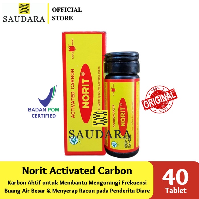 Jual Norit Elang 125 Mg (40 Tablet) | Shopee Indonesia
