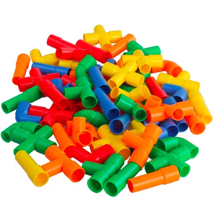 Jual Mainan Edukasi Anak DIY Block Lego Pipa dan Baut PIPELINE NUT ...