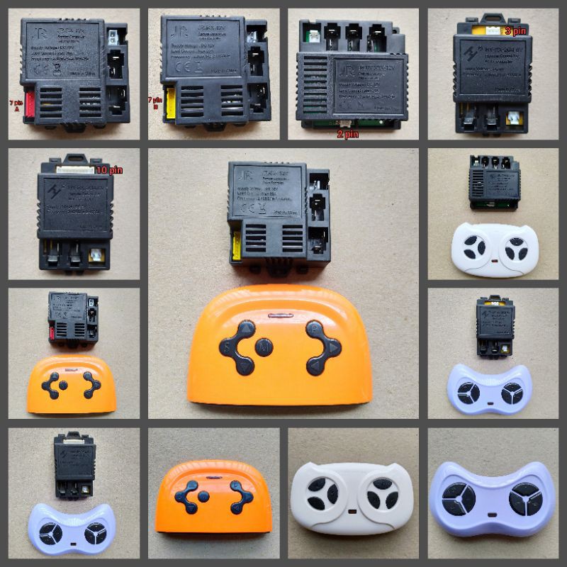 Jual remote dan receiver mobilan aki 12v 6v JR - RX HY 2.4ghz bluetooth ...