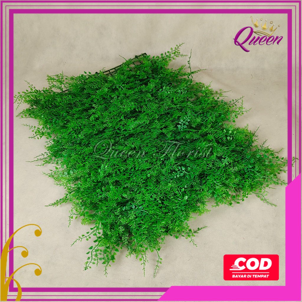 Jual RUMPUT CEMARA DAUN SINTETIS 40x60 - DEKORASI RUMPUT OXYLIA TANAMAN ...
