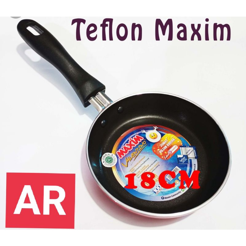 Jual TEPLON MAXIM VALENTINO 18 CM FRYPAN | Shopee Indonesia