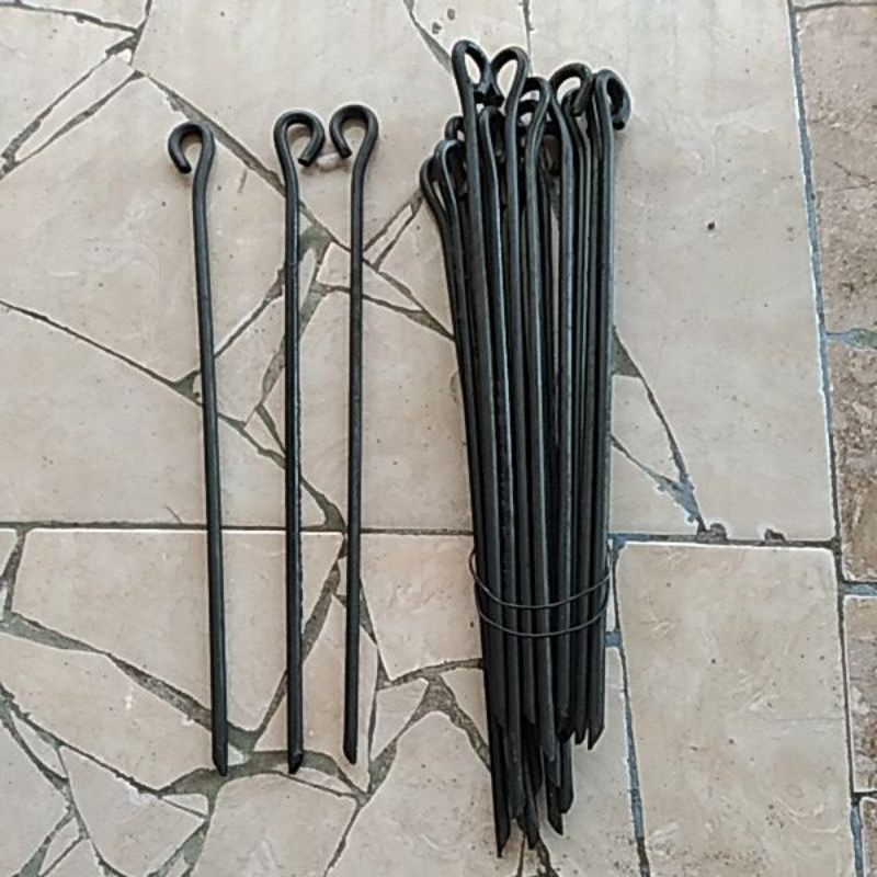 Jual Patok pasak tenda -+ 30cm satu biji besi | Shopee Indonesia