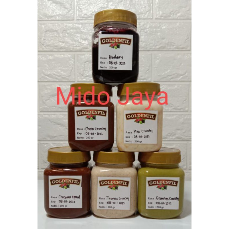 Jual Selai Goldenfil Semua Rasa Repack 200Gr | Shopee Indonesia