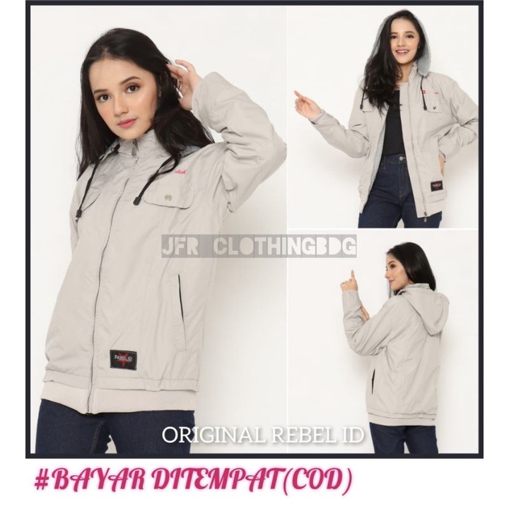 Jual JAKET PARKA CEWEK TERBARU 100% ORIGINAL REBEL ID | Shopee Indonesia