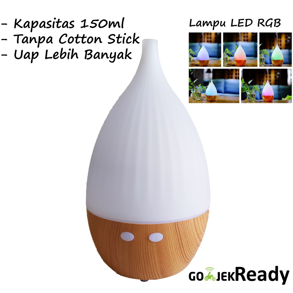 Jual Pelembab Udara Humidifier Diffuser Aromaterapi Eeg Wood Design ...