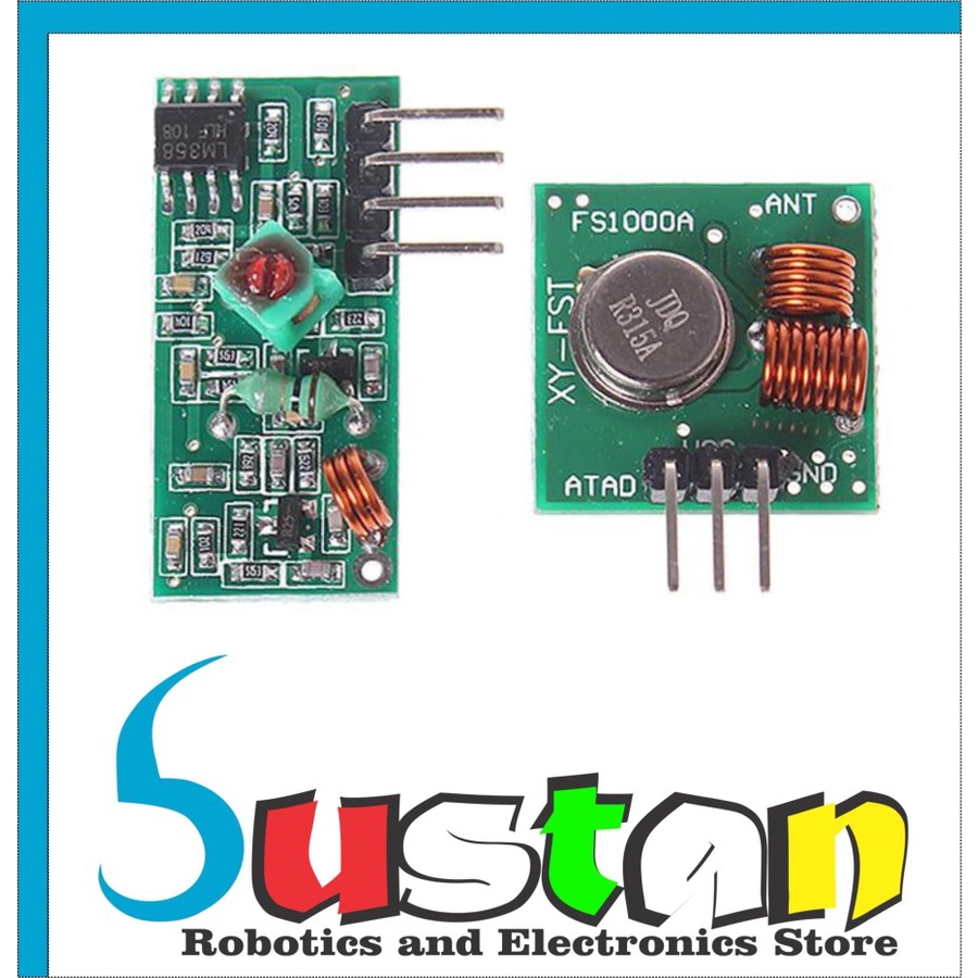Jual Rf Module Transmitter Receiver 315mhz 315 Mhz Arduino Raspberry