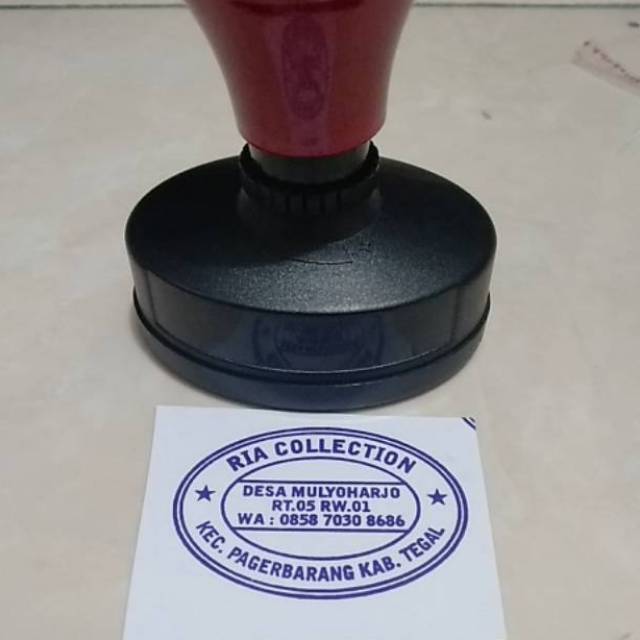 Jual Stempel Flash OVAL 35x51mm | Shopee Indonesia