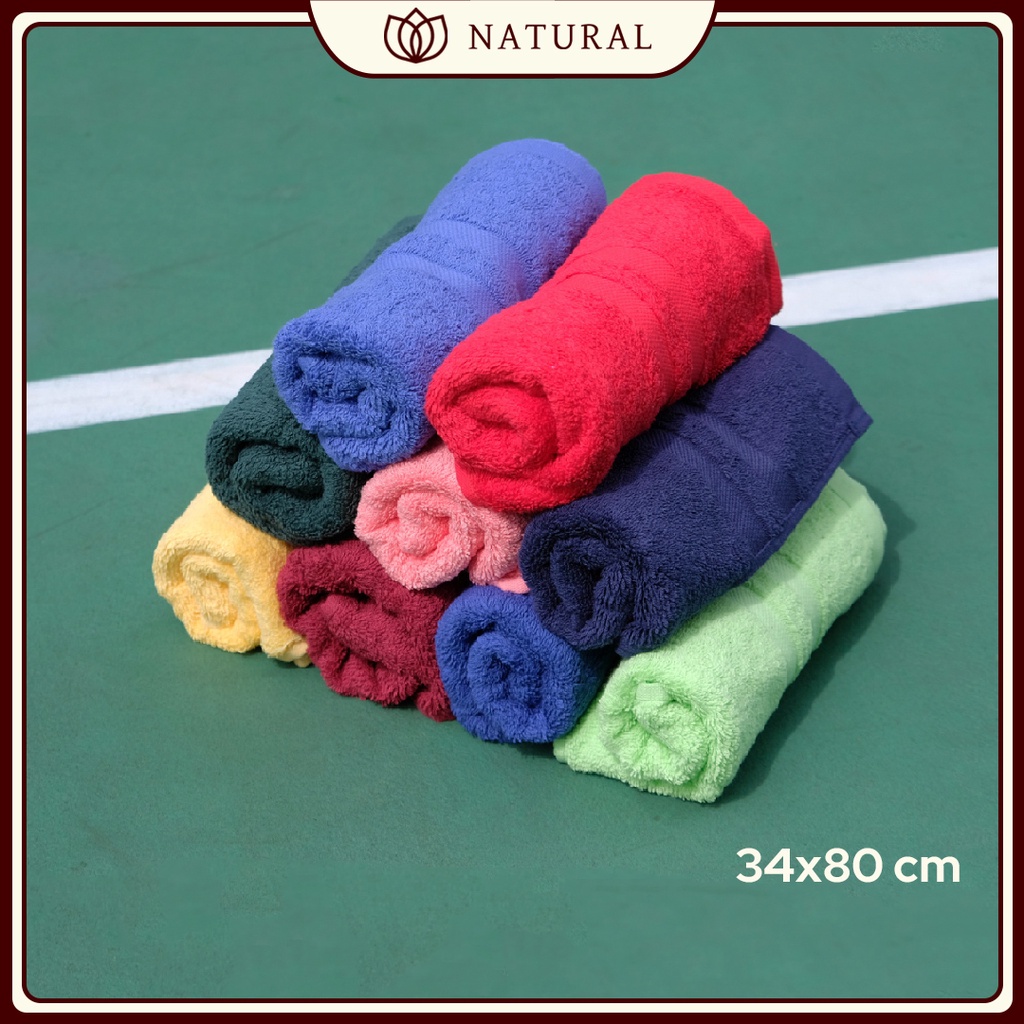 Jual Handuk Sport Natural by Chalmer 34 x 80 cm Handuk Muka dan Tangan ...