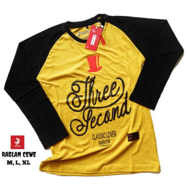 Jual KAOS 3SECOND KAOS THREE SECOND WANITA KAOS WANITA PENDEK KAOS ...