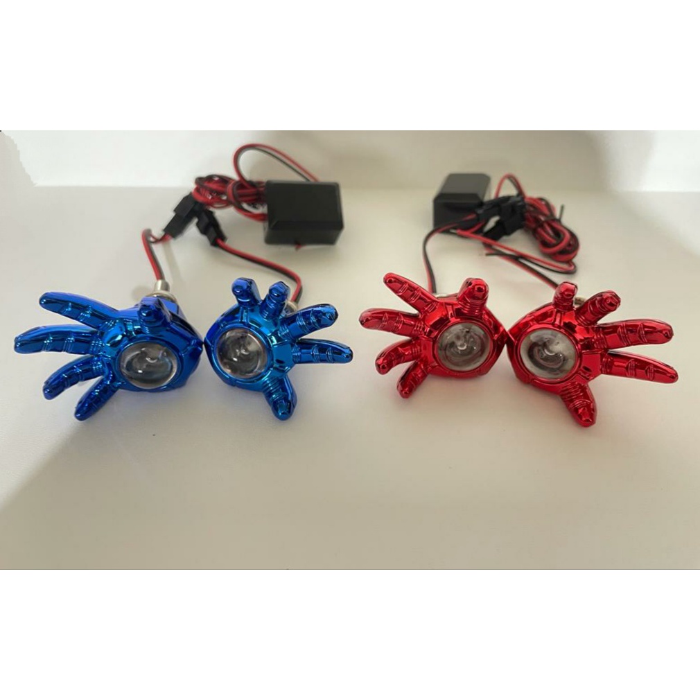 Jual Lampu LED Mata Elang Eagle Eyes Model Tangan Iron Man Flash Kedip ...