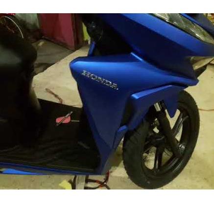 Jual Stiker Sticker Skotlet Metalik Doff biru Motor Mobil biru Matt ...