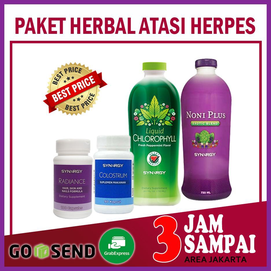 Jual Ramuan Herbal Atasi Herpes Zoster / Cacar Api HALAL BPOM | Shopee ...