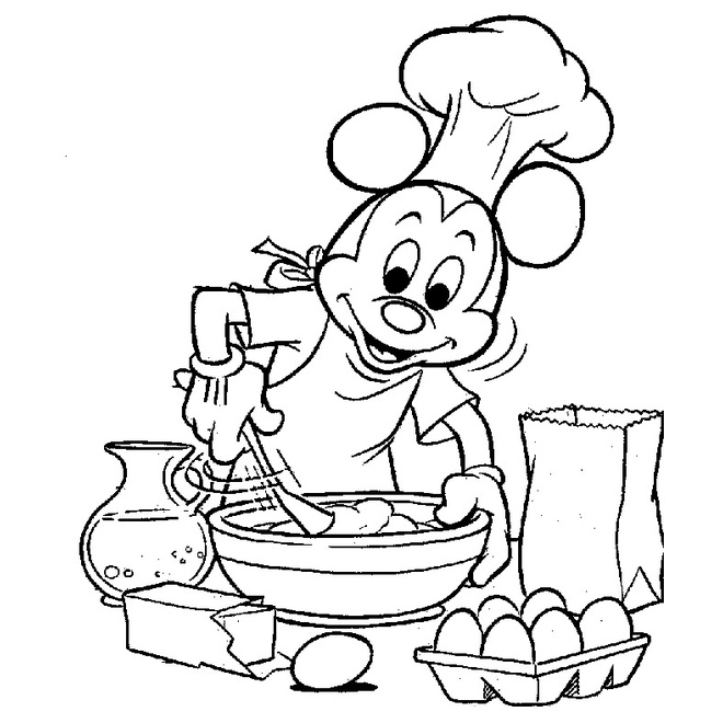 Jual Gambar Sketsa Mewarnai / Mickey Mouse / Part 1 / Gambar Sketsa ...